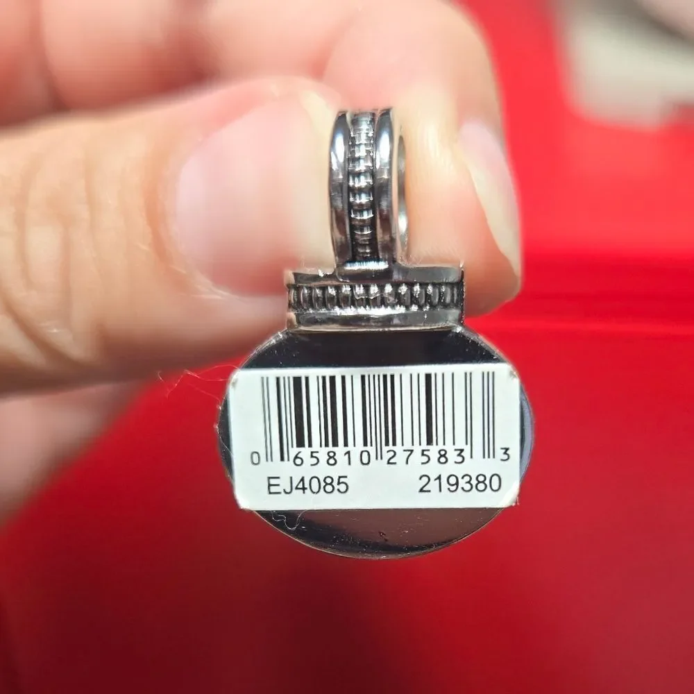 Jewelry | Ganz Lettera Pendant 1in Silver | Poshmark